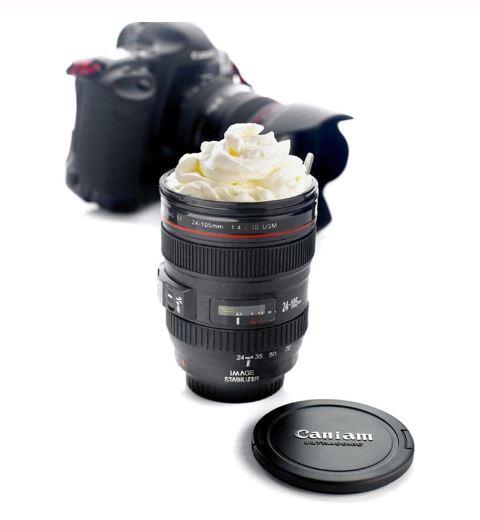 DSLR Lens Mug PhotoGeek Edition - Ex And Next