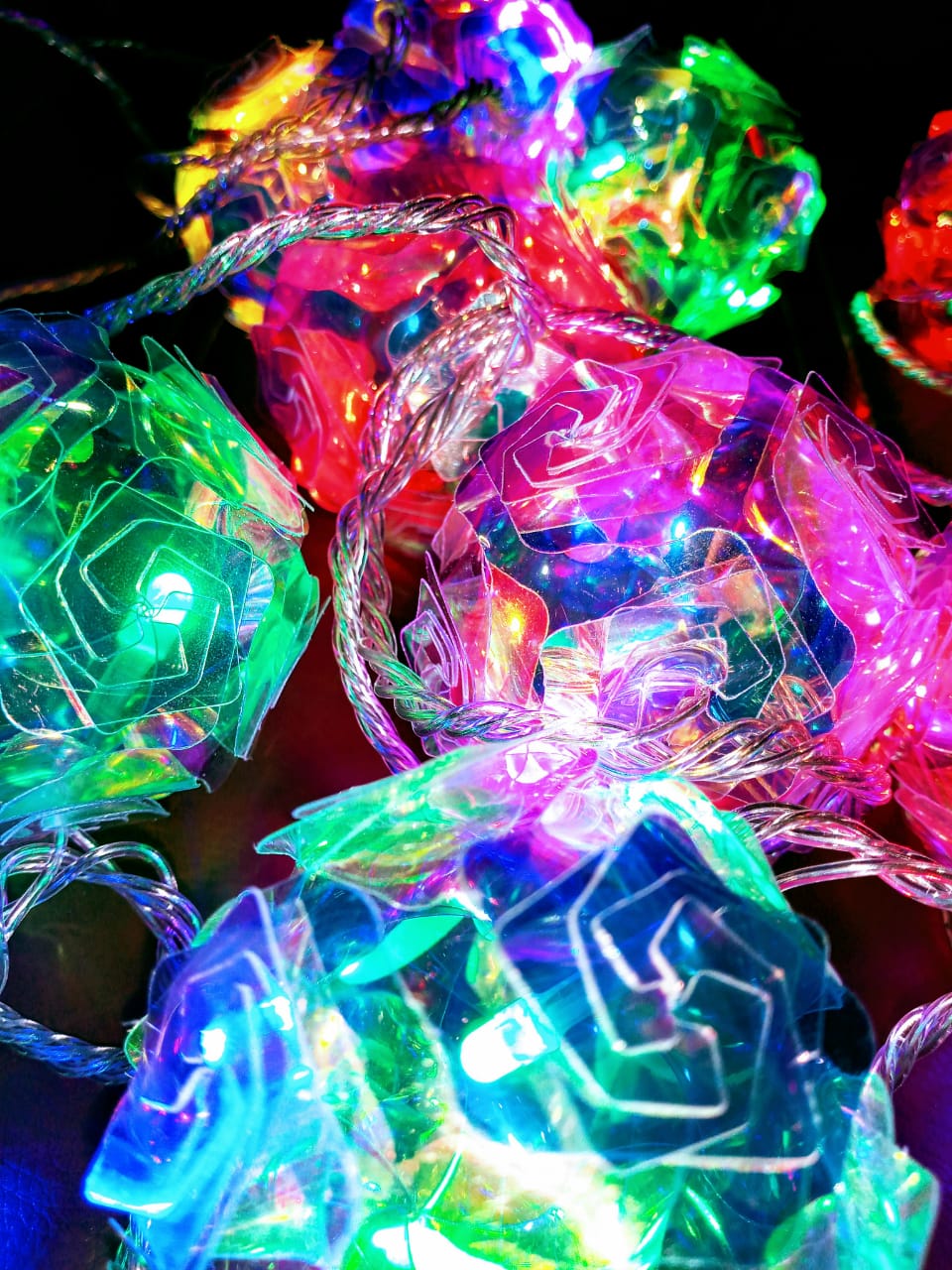 LED Rainbow Rose Crystal Fairy Light - Ex And Next