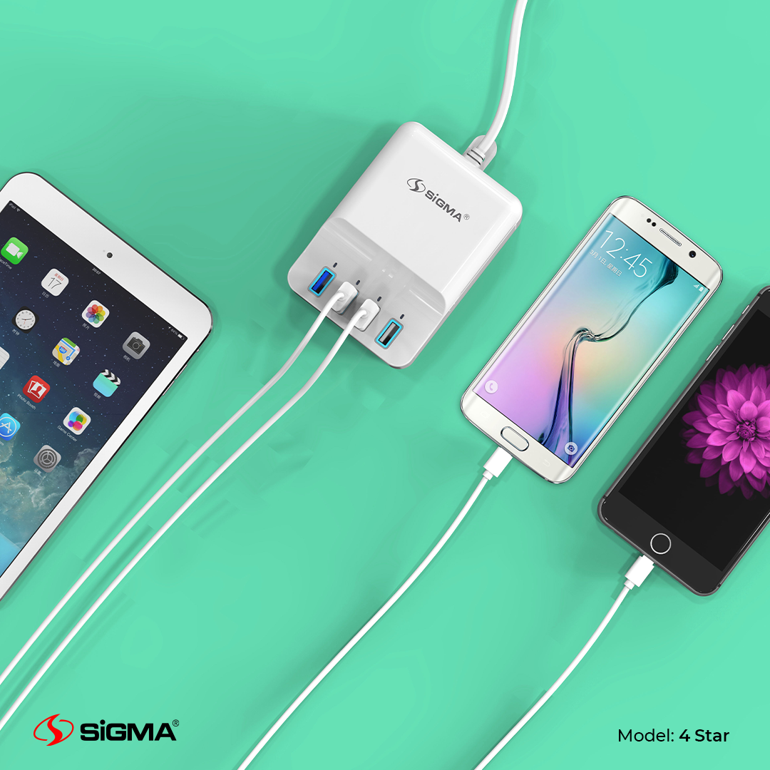 Sigma - USB 3.0 - 4-Port Ultra High Speed Hub – 4 Star - Ex And Next