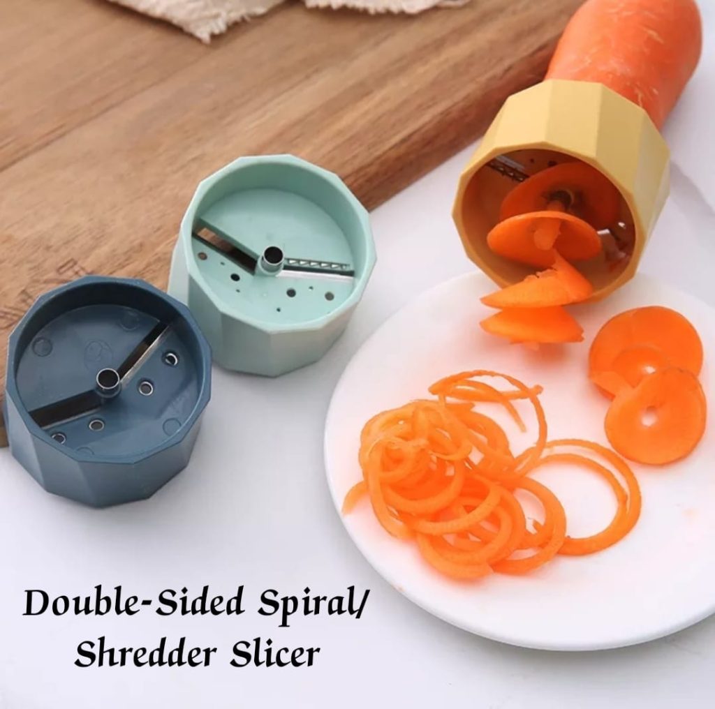 Durable Manual Vegetable Spiral Cutter - Ex And Next